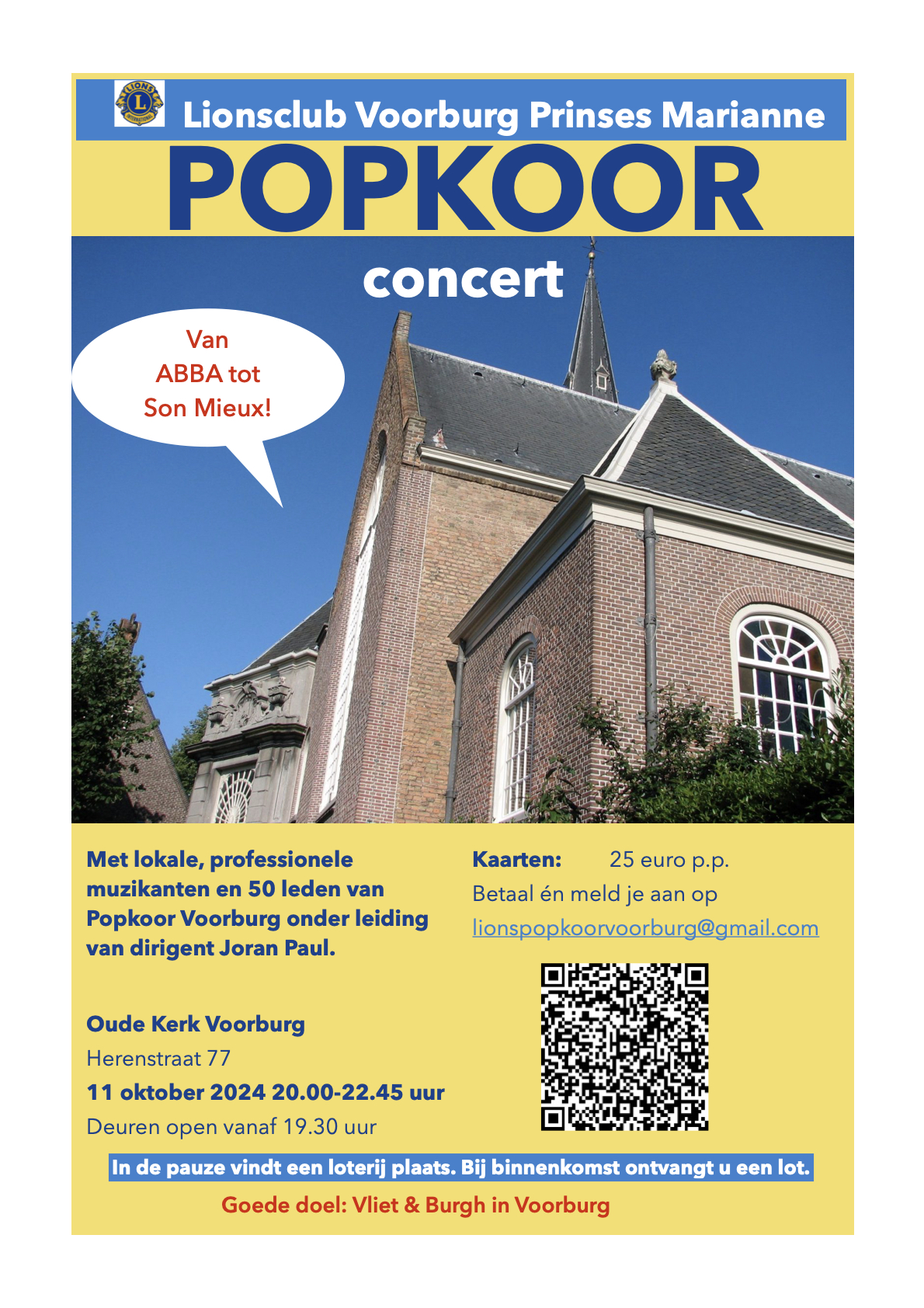 Laatste nieuws uit Leidschendam-Voorburg - Van ABBA tot Son Mieux: popkoor-concert op 11 oktober